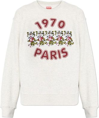 Kenzo Homme, Sweatshirts et sweats &agrave; capuche, Gris, Taille: XL Cotton SweaT-shirt