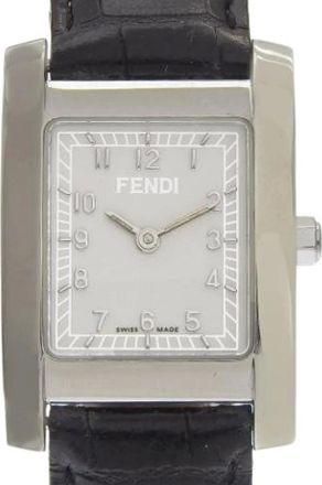 Fendi Montre Vintage Pr&eacute;-poss&eacute;d&eacute;e - Femme - Pre-owned - Blanc - Taille: ONE Size