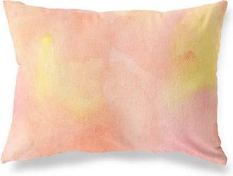 Bonamaison Le Jardin du Lin Kissen Zierkissenbezug Aquarell Thema Kissenbezug, Weich Bequem, Für Zuhause Autos Büro Sofa Wohnzimmer Couch Schlafzimmer Dekor, 35x