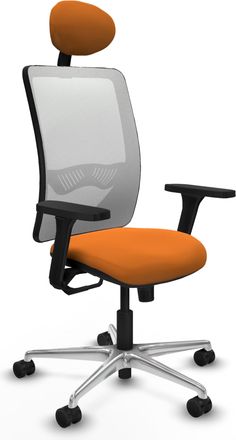 Piqueras y Crespo Call Center Zulema St&uuml;hle mit 3D-Armen, h&ouml;henverstellbarer Lendenwirbelst&uuml;tze und festem Kopfteil, ausgestattet mit Sincro 3 Positionen und Schneidesc