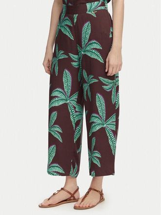 Lola Casademunt Stoffhose LS2614055 Braun Relaxed Fit