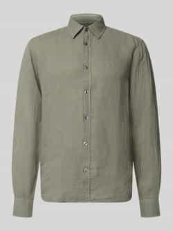 Boss Orange by Hugo Boss Regular Fit Freizeithemd aus reinem Leinen Modell RELEGANT