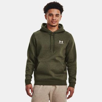 Under Armour Icon Fleece Hoodie für Herren Marine OD Grün / Weiß XXL