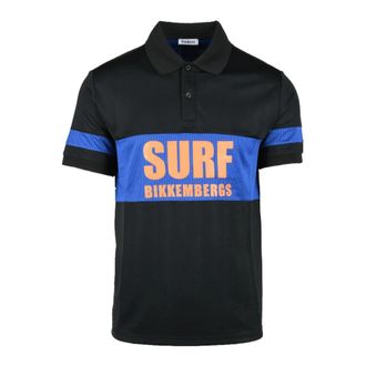 Dirk Bikkembergs Sportliches Polo-Shirt aus Polyester-Elastan-Mix - - Tops - Herren - Schwarzk - M