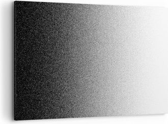 Arttor Wandbilder Dekoration Wohnzimmer Schwarz Und Weiß Abstraktion Gradient Bilder auf Leinwand 120x80cm Leinwandbild Schlafzimmer Deko Wand Kunstdruck Art