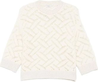 PESERICO Damen, Strickwaren, Weiß, SGröße
