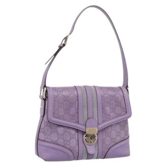 Gucci Sac bandouli&egrave;re vintage Pre-owned - Femme - Pre-owned - Violet - Taille: ONE Size