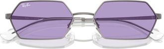 Ray-Ban unisex, Accessoires, Gris, Taille: 58 MM Rb3728 Yevi Lunettes de soleil