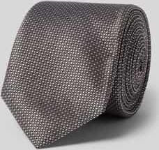 HUGO BOSS Seidenkrawatte mit Webstruktur