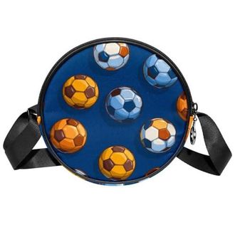 Generic Circle Sac &agrave; bandouli&egrave;re pour femme, petit sac &agrave; bandouli&egrave;re mignon avec fermeture &eacute;clair et bretelles r&eacute;glables style d&eacute;contract&eacute; pour femmes et fill