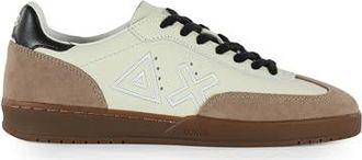 Sun 68 Baskets California Sun Leather avec Logo Broderie | 5BSDSZ45242 31 Cr&egrave;me, cr&egrave;me, 38 EU