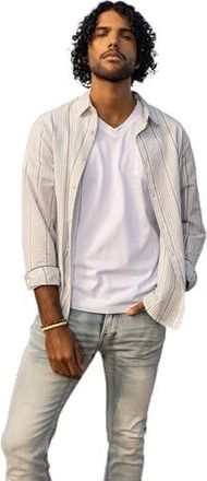 Deeluxe Jean Homme Carlos, Coupe Slim Fit En Denim, Pantalon Adulte Avec Braguette À Fermeture Éclair, 98% Coton 2% Élasthanne, Finition Stone Used, Printemps