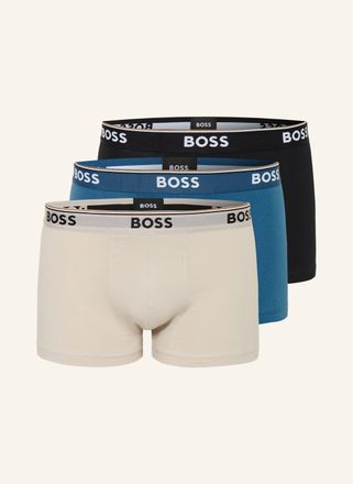 HUGO BOSS 3er-Pack Boxershorts Power blau