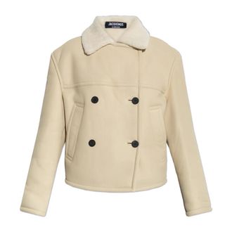 Jacquemus Leather Jackets - - Jackets - Damen - Beige - S