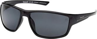 Timberland Homme, Accessoires, Noir, Taille: 65 MM Lunettes de soleil rectangulaires