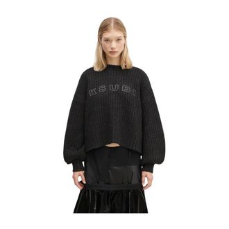 Ksubi Pulls &agrave; col rond - Femme - Pulls - Noir - Taille: 36 FR