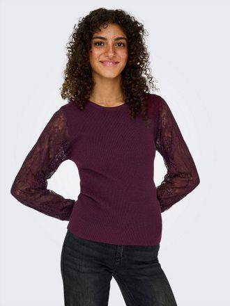 Only Rundhalspullover ONLPERRY LIFE LS MIX O-NECK KNT