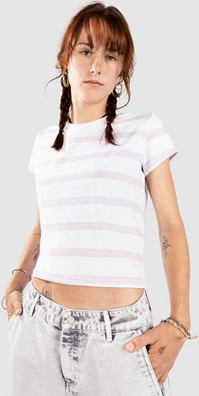 Urban Classics Stripe Cropped T-Shirt girlypink