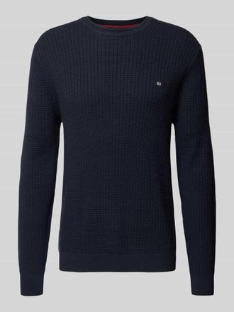 Christian Berg Strickpullover mit Label-Detail