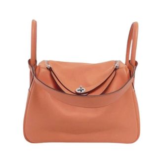 Herm&egrave;s Pre-owned Lindy30 Evercolor Schultertasche - - Pre-owned - Damen - Orange - ONE SIZE