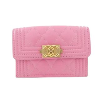 Chanel Portefeuille Pre-owned (tri-pli) - Femme - Pre-owned - Rose - Taille: ONE Size