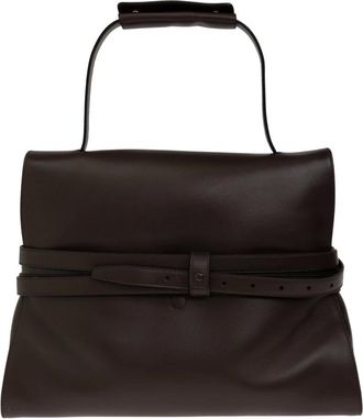 Moschino Femme, Sacs, Brun, Taille: ONE Size Tie Me Bag