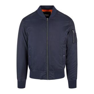 Urban Classics Basic Bomberjacke f&uuml;r Herren (Marineblau)