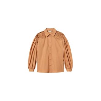 Twinset Damen, Blusen & Hemden, Braun, SGr&ouml;&szlig;e