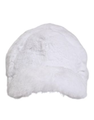 Dolce & Gabbana White Modacrylic Rapper Men Baseball Capello Hat Ma+pl+se