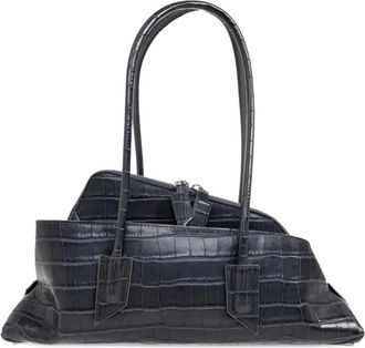 The Attico Femme, Sacs, Gris, Taille: ONE Size La Passeggiata Small Top Handle