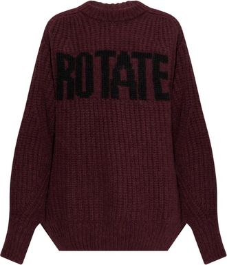 Rotate Rotate Birger Christensen, Damen, Strickwaren, Rot, SGr&ouml;&szlig;e