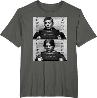 SuperNatural Winchester Mugshots T-Shirt
