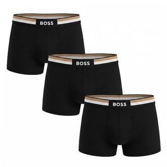 HUGO BOSS Homme, Sous-v&ecirc;tements, Noir, Taille: S Boxer Briefs Pack