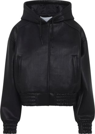 Frankie Shop Femme, Sweatshirts et sweats &agrave; capuche, Noir, Taille: 36 FR Jackson Bomber Jacket