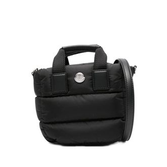 Moncler Mini Padded Logo-plaque Tote Bag