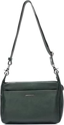 Mandarina Duck Mellow Leather Crossover, Femmes, Pin Vert