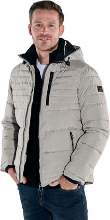 Engbers Herren Herren Jacke mit Abnehmbarer Kapuze, Hellgrau, 39248, Hellgrau in Gr&ouml;&szlig;e 54