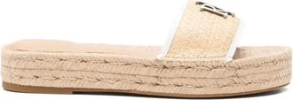 Ralph Lauren Sandales Espadrilles Polly - Femme - Chaussures - Beige - Taille: 42 EU
