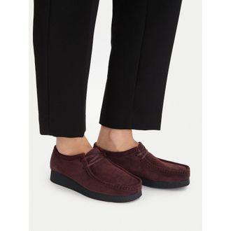 Clarks Halbschuhe Clarks WallabeeEVOSh 26184611 Dunkelrot