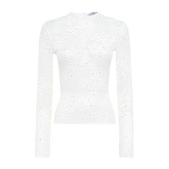 Giuseppe Di Morabito Top M.409 - - Tops - Damen - Wei&szlig; - L