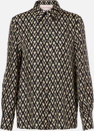 Valentino Bluse Toute La V aus Seiden-Twill