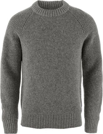 Fjällräven Herren Övik Waffle Knit Sweatshirt, Grey, XX-Large