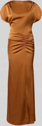 Lipsy Maxikleid aus Satin mit Raffungen