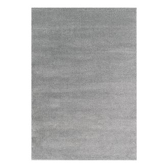 Sch&ouml;ner Wohnen Kollektion home24 Hochflorteppich Pure 133 x 190cm Silber/Silber