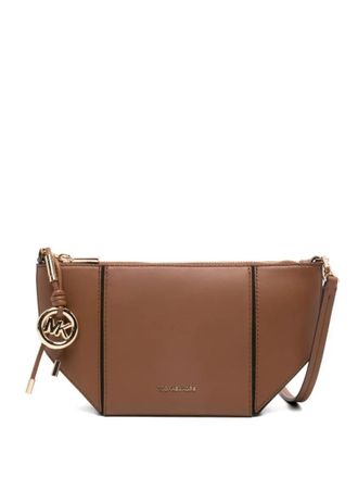 Michael Kors Hobo Bags - Structured Crossbody Bag In Smooth Calf Leather - Gr. unisize - in Braun - f&uuml;r Damen