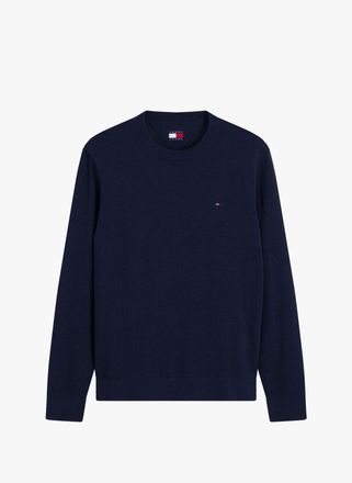 Tommy Hilfiger Pull &agrave; col rond &agrave; logo brod&eacute; en coton