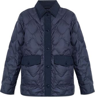Woolrich Femme, Vestes, Bleu, Taille: 40 FR Veste matelass&eacute;e avec logo brod&eacute;