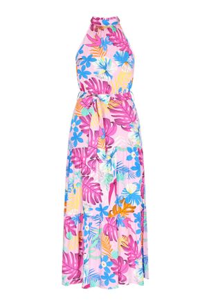 Izia Kleid Frauen hellrosa mehrfarbig