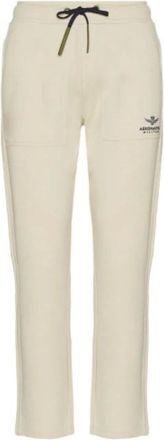 Aeronautica Femme, Pantalons, Blanc, Taille: 38 FR Pantalons de surv&ecirc;tement