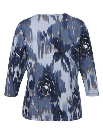 Via Appia Due Print-Shirt (1-tlg) mit Allover-Muster
